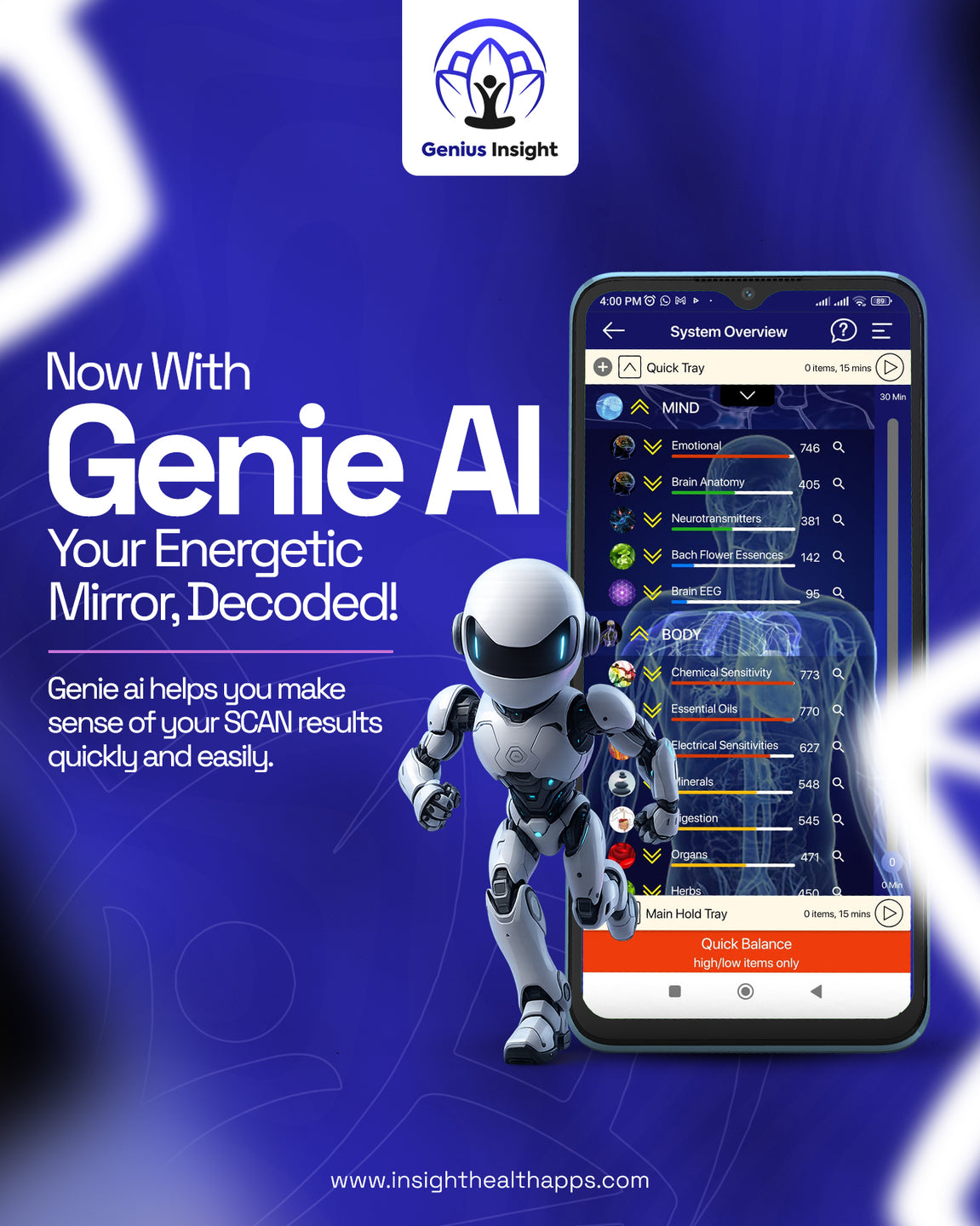 Biofeedback Apps | Quantum Biofeedback | Genius Biofeedback