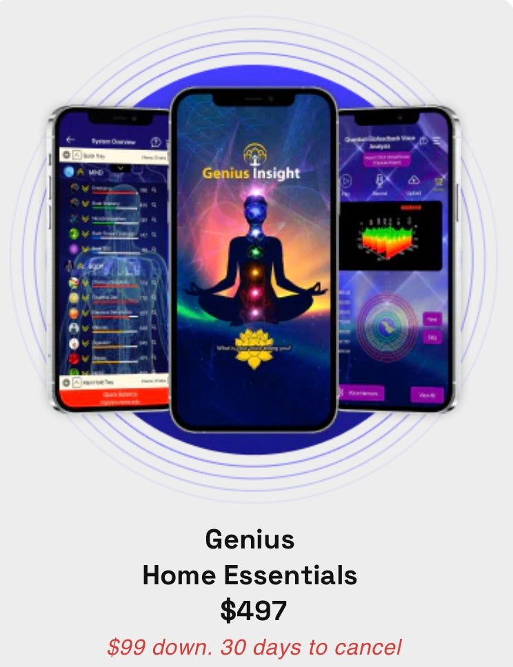 Genius Insight Biofeedback App | Home Essentials Bundle